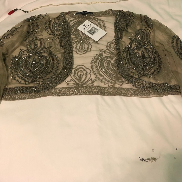 RFO | Jackets & Coats | Womans Beaded Lace Jacket | Poshmark